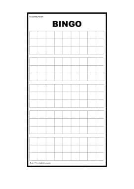 Make Your Own Bingo Cards – Free Printable Blank PDFs (UK and US)